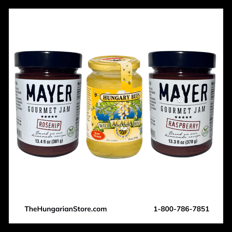Two Jams and Honey From Hungary - Hungarian Store